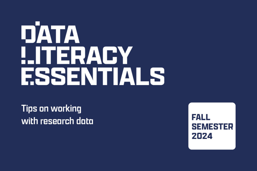Data Literacy Essentials in Fall Semester | Neues aus der UB Mannheim